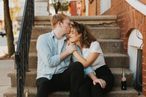50s Inspired Downtown Engagement Photos | Erin & Conner ...