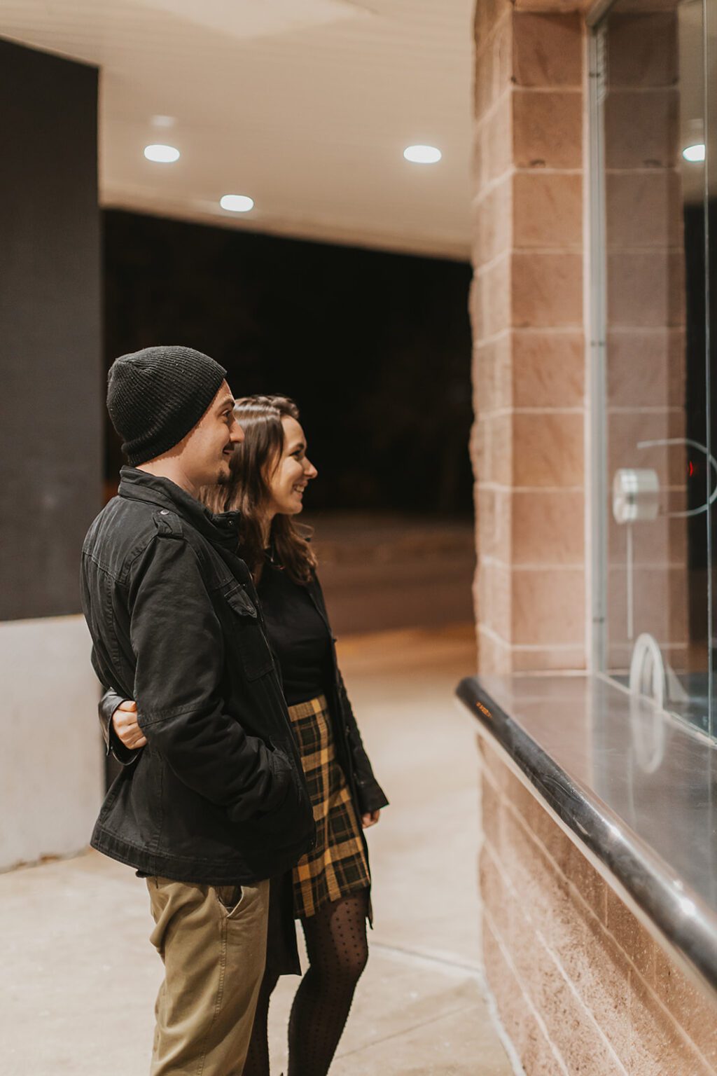 Movie Theater Engagement Photos in Bethlehem PA | Christine & Joe ...