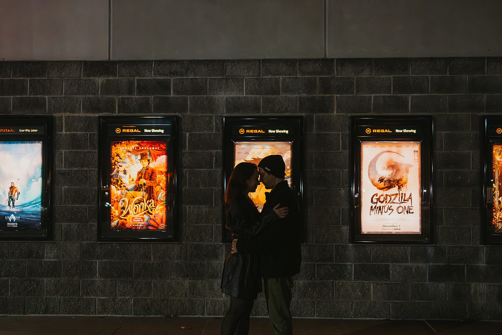 Movie Theater Engagement Photos in Bethlehem PA | Christine & Joe ...