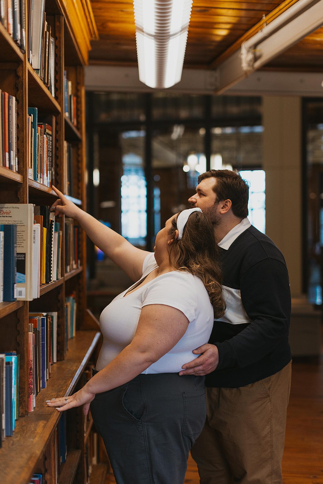 Library Engagement Photos at Lehigh University | Reanna & Blake ...