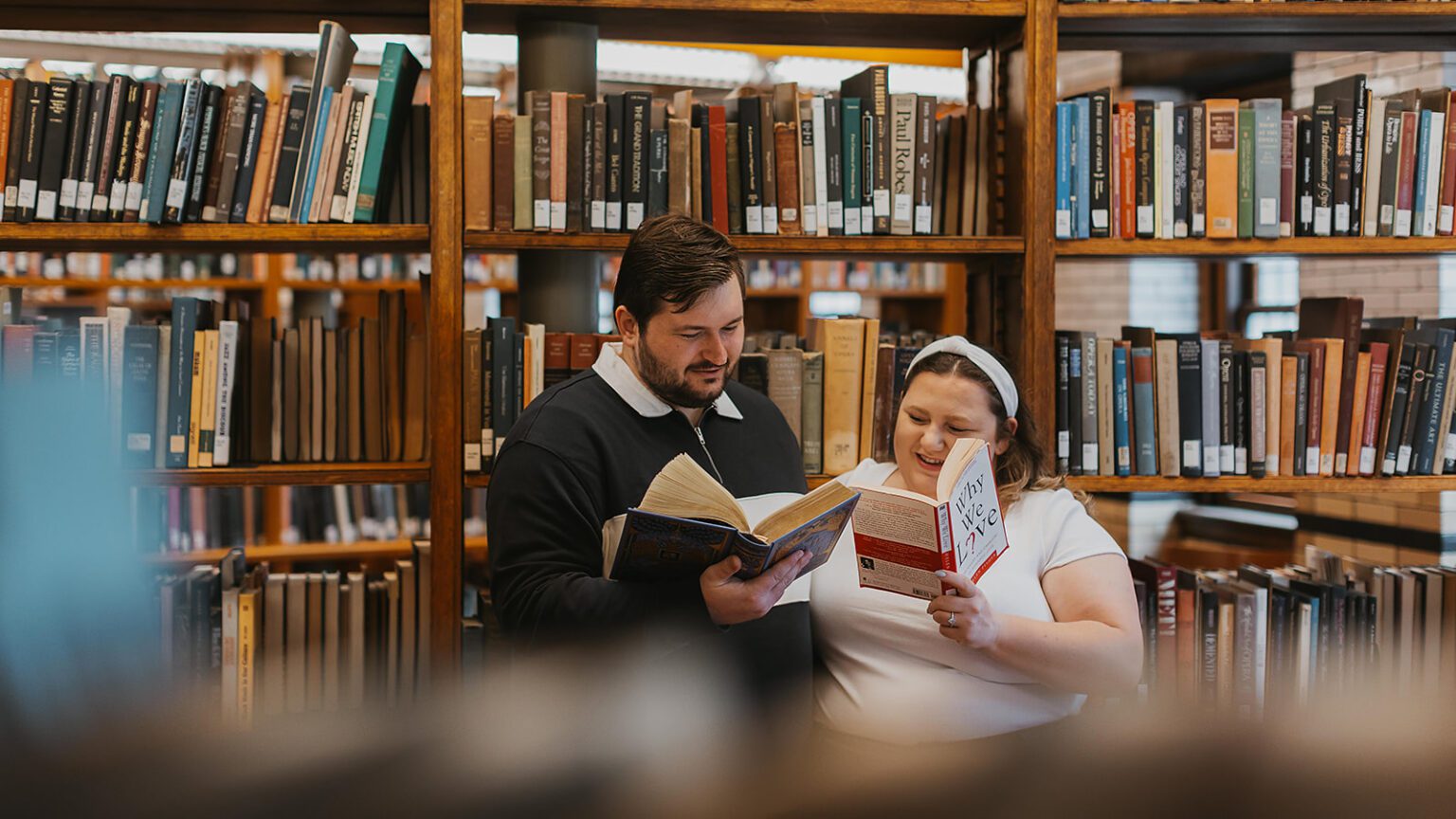 Library Engagement Photos at Lehigh University | Reanna & Blake ...